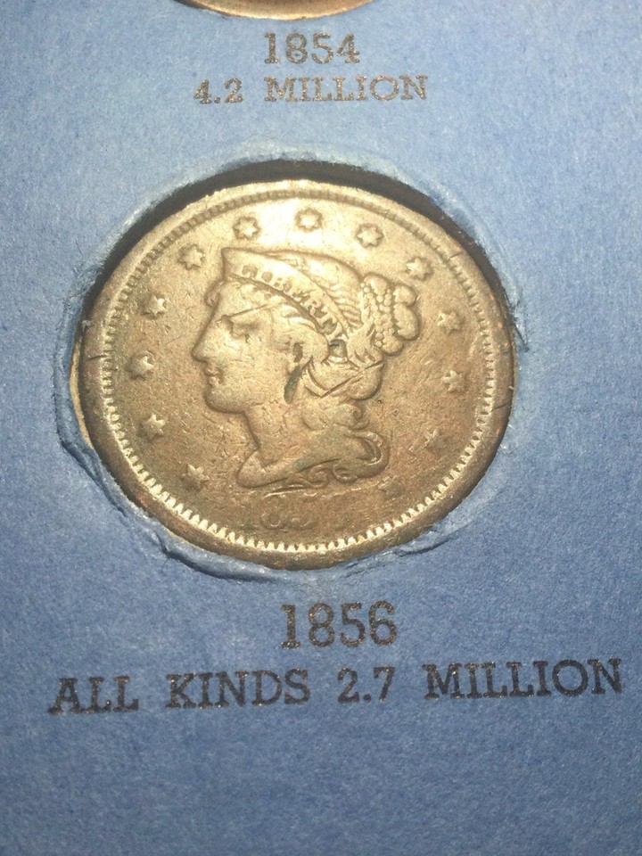 Valuable Completed Set 1826 to 1856 US Large Cents-Some Key Dates ...