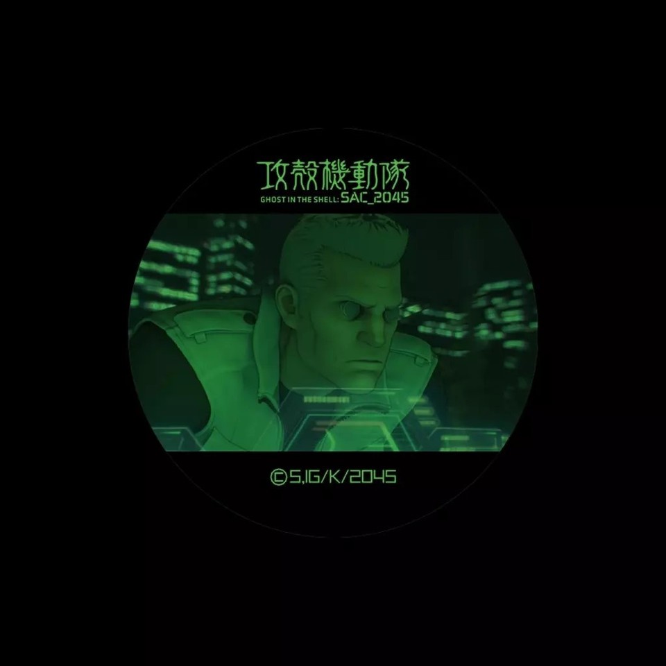 Badge Ghost in the Shell SAC_2045 Batou High Luminescence Glow Badge | eBay