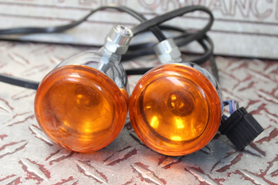 2002 - 2006 HARLEY V-ROD VROD VRSCA LEFT & RIGHT FRONT TURN SIGNALS ...