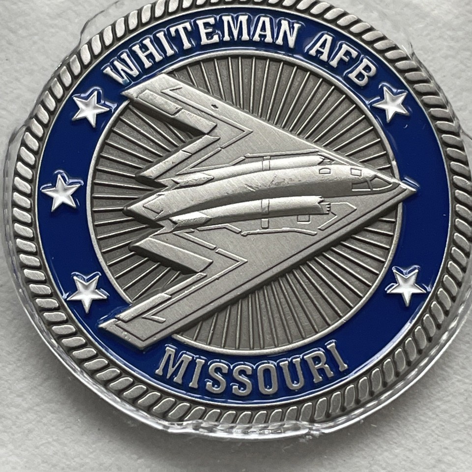 Coin - Whiteman Air Force Base Missouri - B2 - Challenge Coin ...