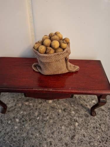 Dolls House Miniature Sack Of Potatoes Perfect For Shop Setting | eBay UK