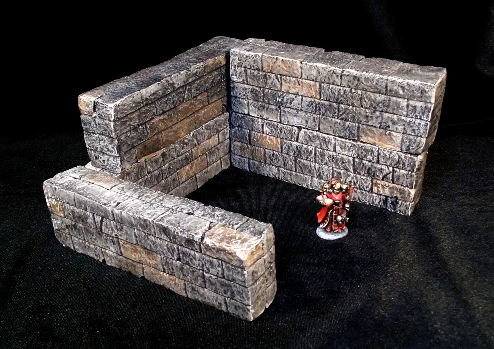 Brick Walls Modular Wargame Terrain RPG Dungeons and Dragons Scenery ...