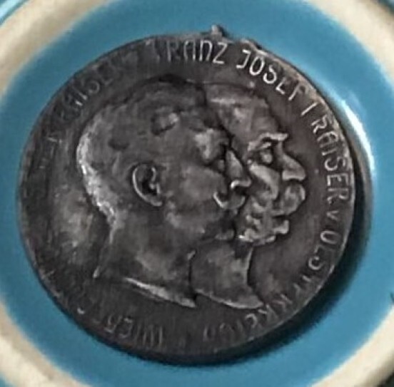 WWI 1914 GERMAN OTTOMAN PEACE TREATY MEDAL STRENGTH UNITY EINIGKEIT ...