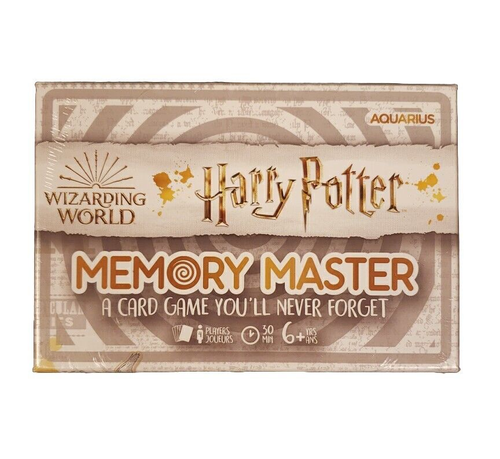 Harry Potter Wizarding World Memory Master Card Game 4 Players NIB ...