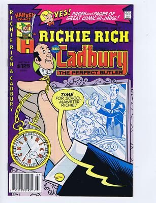 Richie Rich and Cadbury the Perfect Butler #4 Harvey 1988 CANADIAN ...