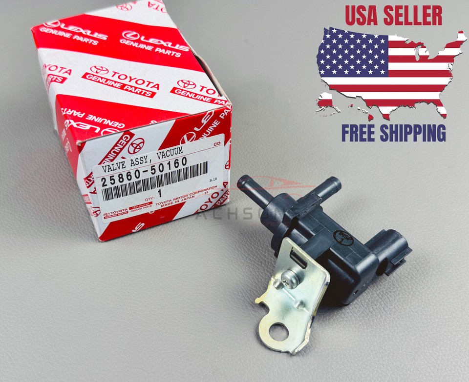 25860-50160 GENUINE TOYOTA SEQUOIA TUNDRA GX470 SC430 VACUUM SWITCHING ...
