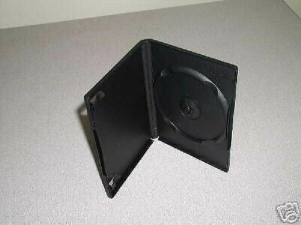 1000 PCS HIGH QUALITY 14MM SINGLE DVD CASES, BLACK - PSD12 | eBay