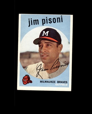 1959 Topps 259A Jim Pisoni Gray Back VG #D1,447193 | eBay