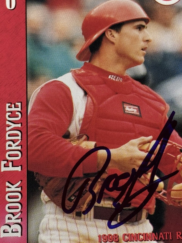 Brook Fordyce 1998 Kahns Baseball Authentic Signed Autograph Auto ...