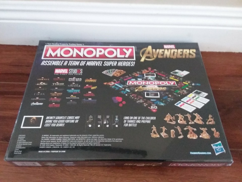 Monopoly Marvel Avengers ENDGAME Special Edition | eBay