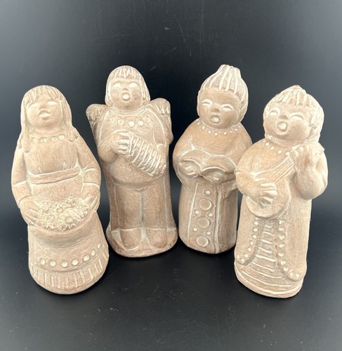 4 Retired Isabel Bloom Girl Boy Children Angel Figurines Pink SIGNED ...