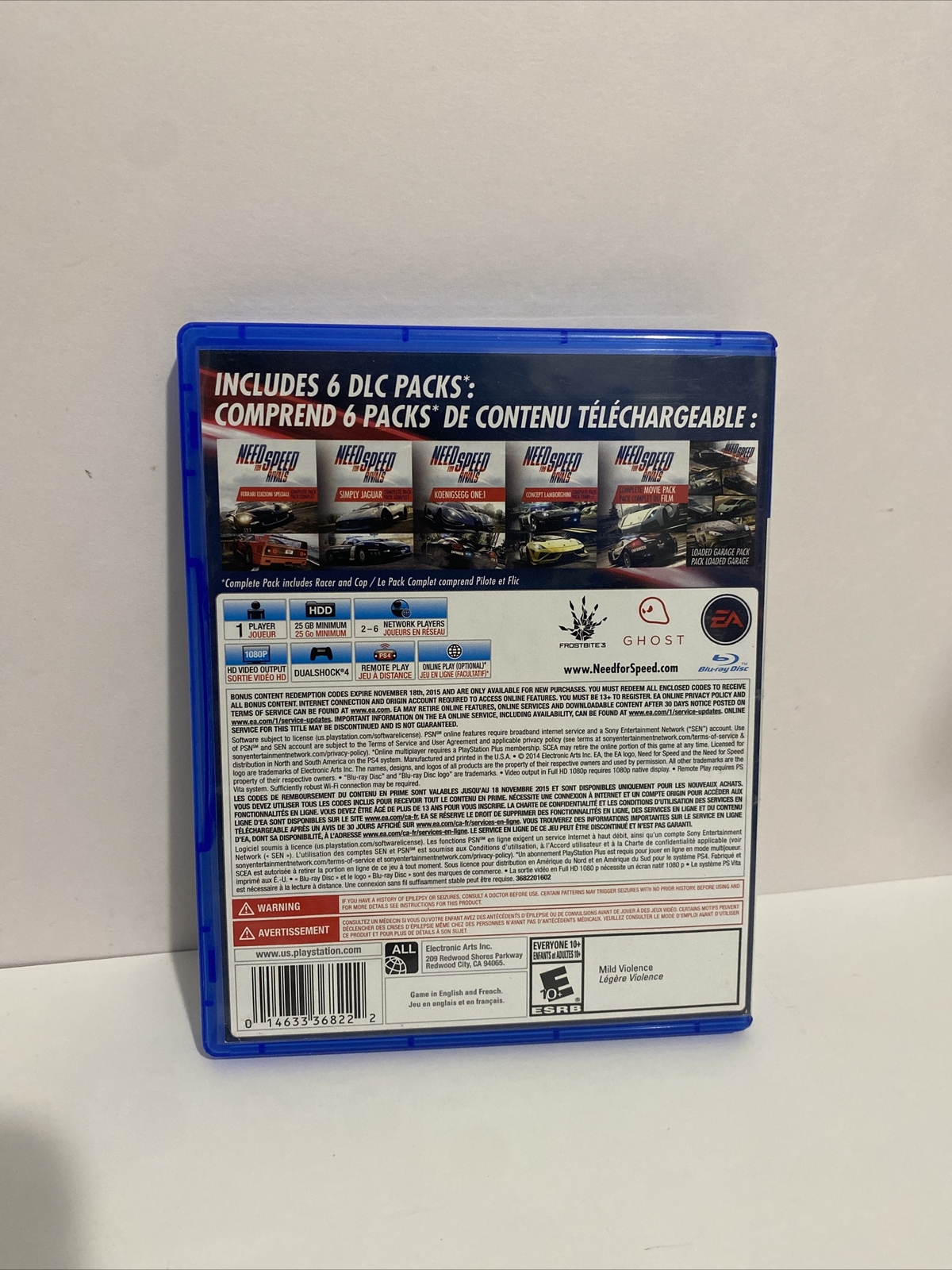 Need for Speed: Rivals Complete Edition (Sony PlayStation 4, 2014 ...