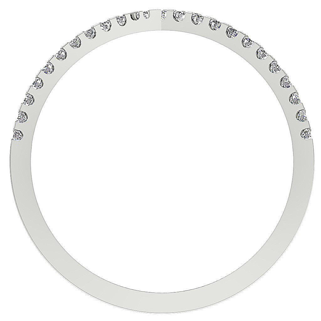 Round Diamond Triple Wedding Ring SI1 G 0.55Ct 14K Yellow Gold Prong ...