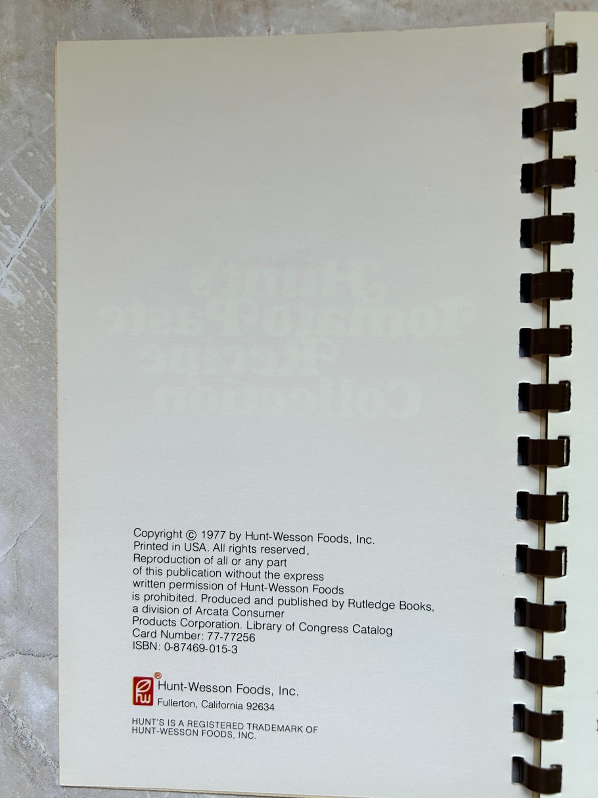 Hunt's Tomato Paste Recipe Collection by Hunt-Wesson Foods Staff ...