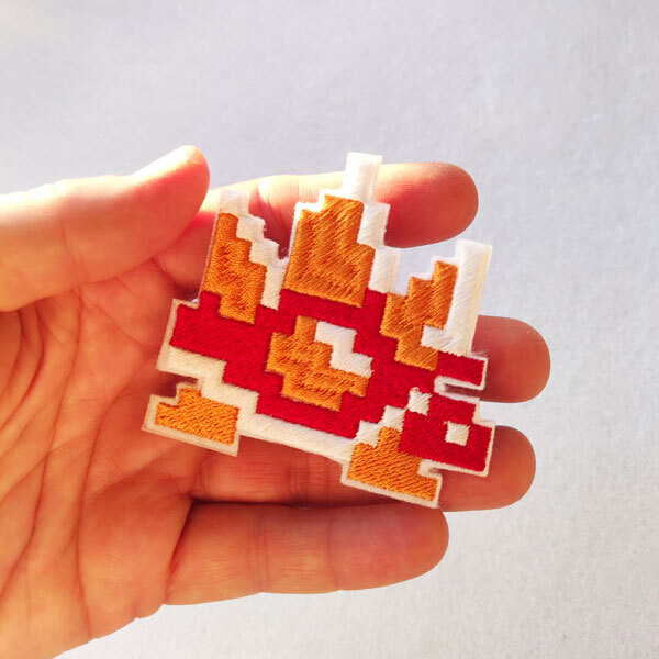 Nintendo Patch Super Mario Characters Embroidered 8Bit Iron-On 2.35" | eBay