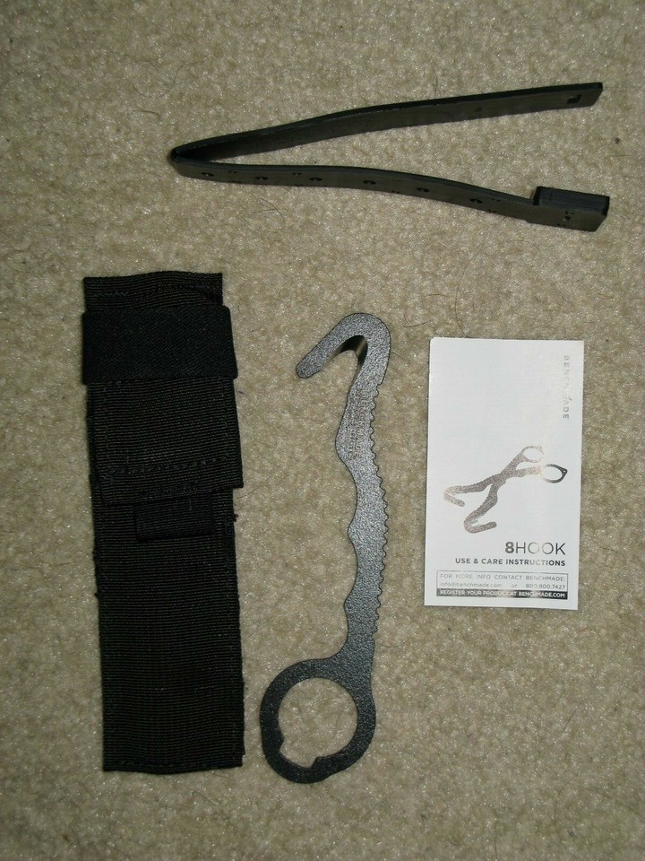 NEW SEALED Benchmade Combat Strap / Hook & Safety Cutter 8BLKW - USGI W ...