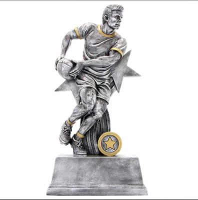 Rugby Male Figurine 250mm Engraved FREE | eBay Australia