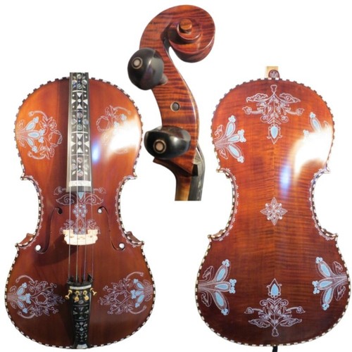 Deluxe fancy Norwegian fiddle cello 4/4,huge and powerful sound #13880 ...
