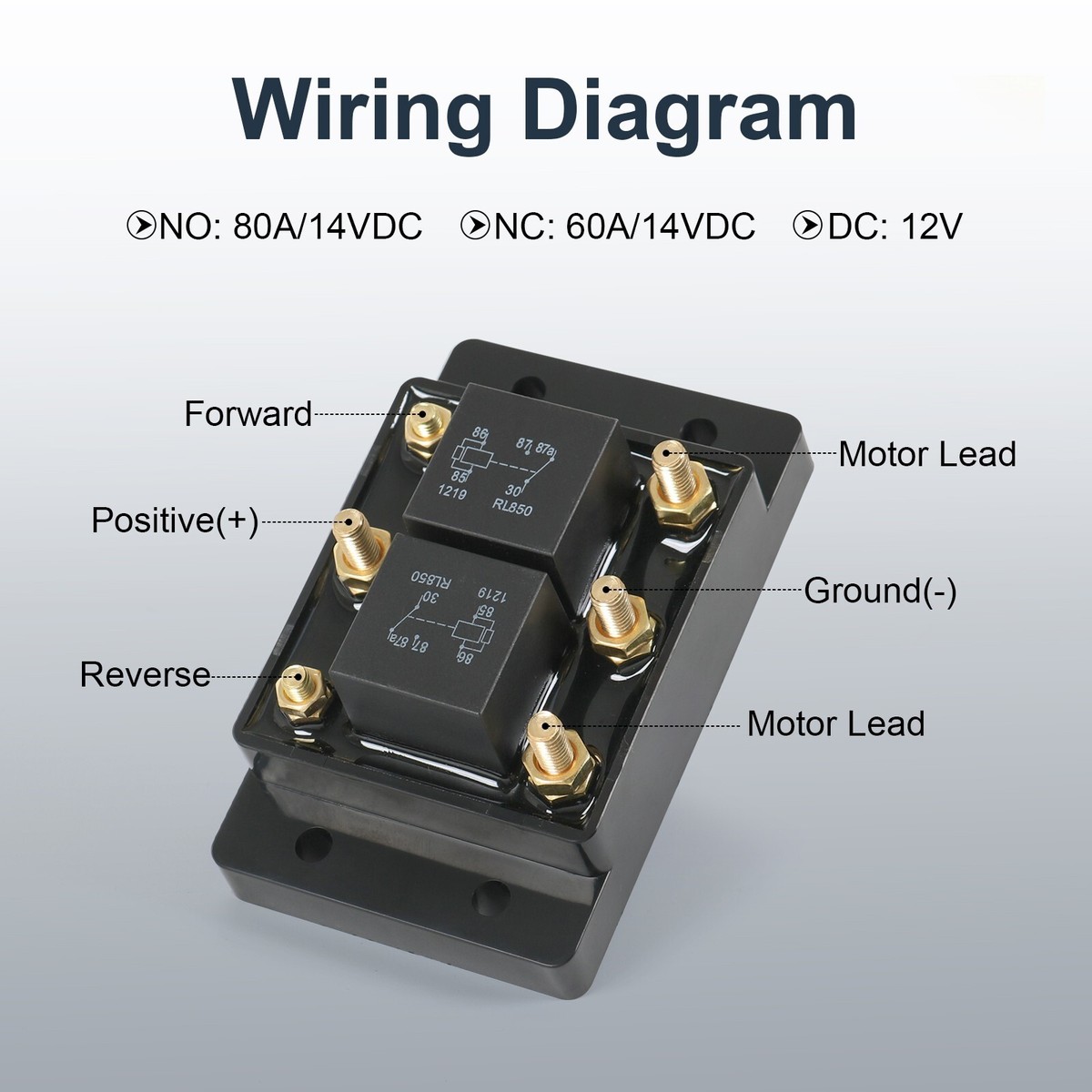 12 Volt Winch Forward & Reverse Relay Module For Tarp And Winch Motor ...