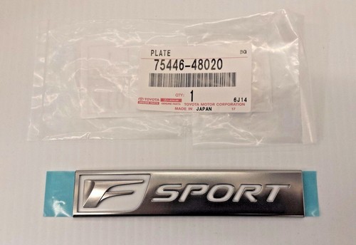 Genuine Lexus F SPORT Emblem Name Plate 2016-2022 RX350 RX450H 75446 ...