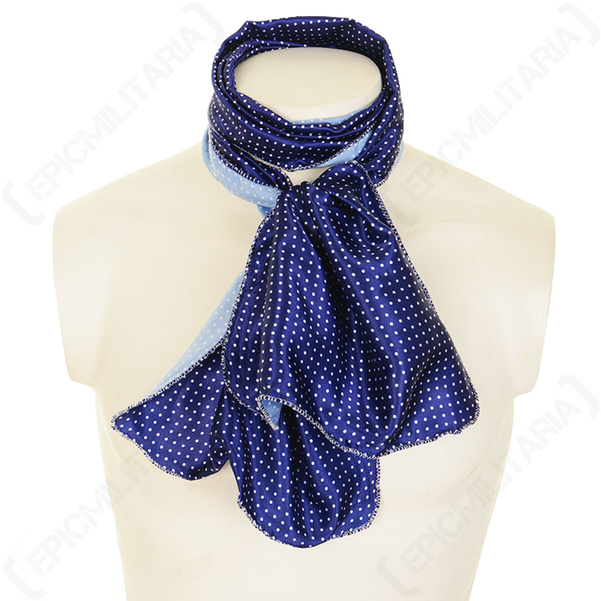 British WW2 Military Airline Silk Blend Pilots Flying Scarf - Blue | eBay