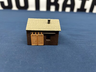 Unbranded N Scale Single Story Shed House Building Brown (T) | eBay