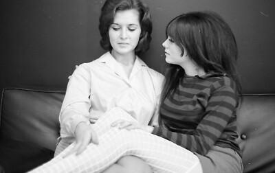 1960s Miller Negative, sexy pin-up girls Arlene Farber & Barbara Sloane ...