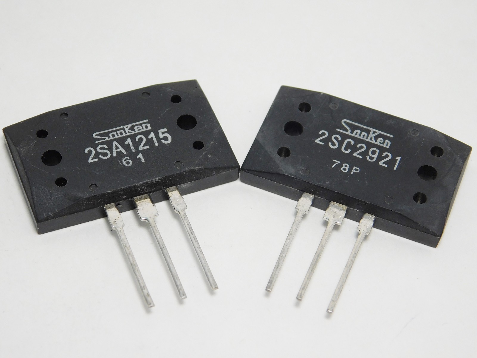 2SA1215 AND 2SC2921 / TRANSISTORS / 1 PAIR = 1 PIECE OF EACH TRANSISTOR ...