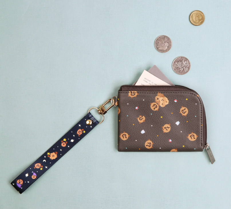 BTS BT21 Official Hand Strap Universtar Key Chain Holder KPOP Goods ...