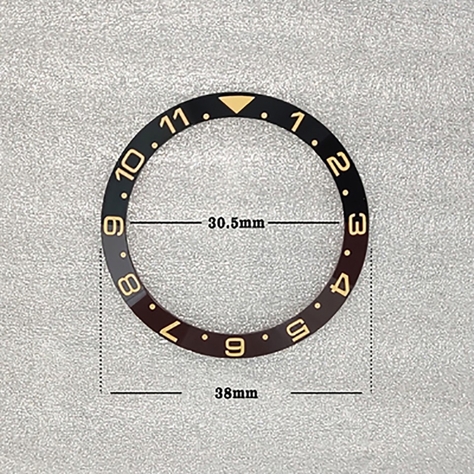 Ceramic Bezel Insert Ring Diameter 38MM 30.5MM for 40MM Su-bma-riner ...