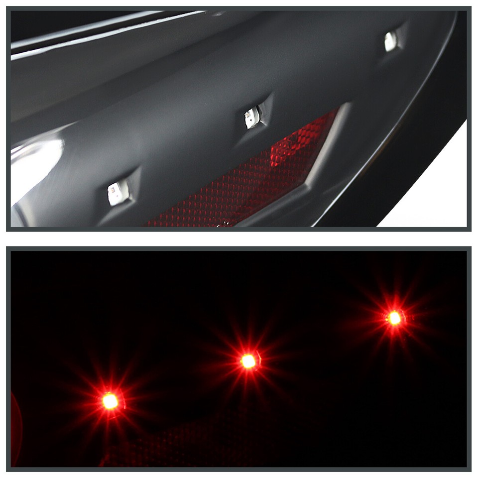 Black Fits 2010-2016 Hyundai Genesis Coupe LED Sequential Signal Tail ...