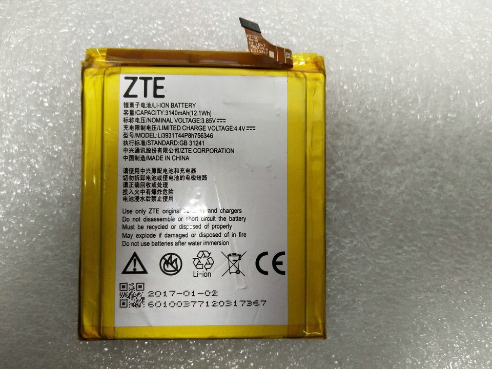 1pcs New Battery For ZTE Axon7 7 A2017 LI3931T44P8h756346 3140mAh | eBay