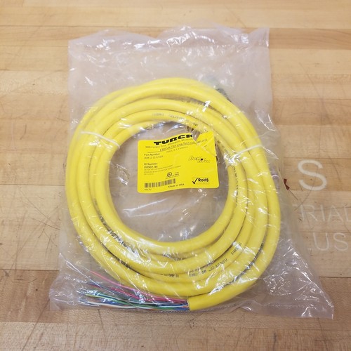 Turck CKM 12-12-5/S101 Cordset, M23 12 Pin Female To Bare Wire, 5M ...