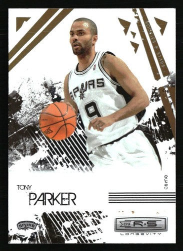 Tony Parker 2009 Panini Rookies & Stars Longevity #86 Basketball Card ...