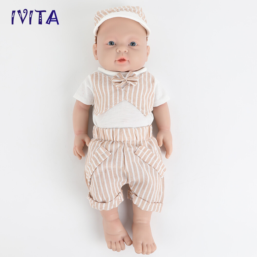 IVITA 16'' Soft Silicone Reborn Doll Newborn Rebirth Baby Boy OOAK Toy ...
