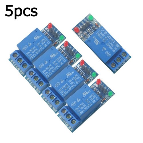 High performance 5pcs 5V Single Channel Relay Module Board Kit for ...