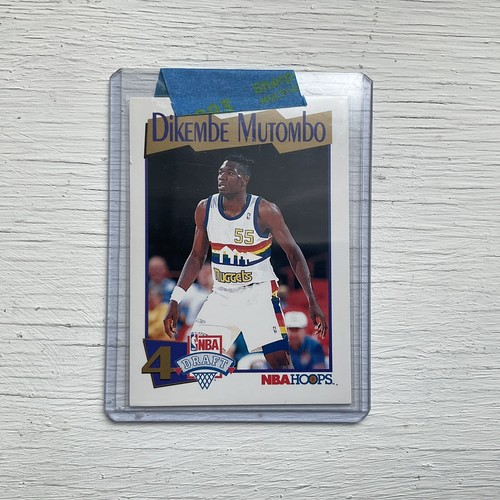 Dikembe Mutombo 1991 NBA Hoops NBA Draft #549 Rookie Card RC | eBay