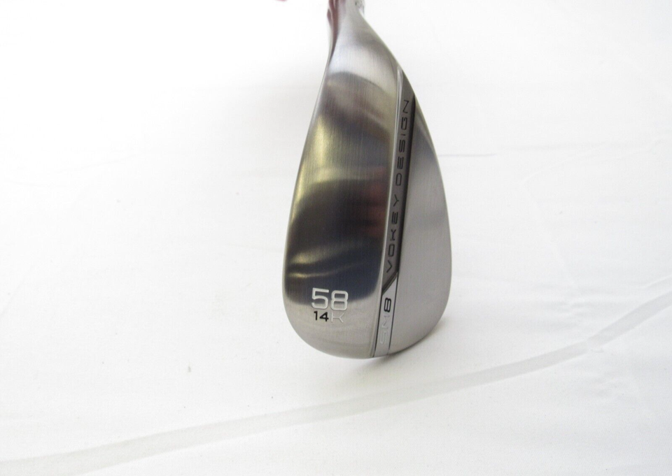 Titleist Vokey Design Brushed Steel SM8 58.14 Lob Wedge Wedge Flex ...