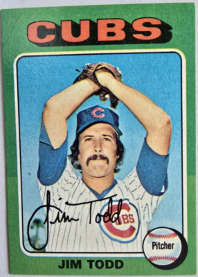 Jim Todd, 1975 Topps Mini, Chicago Cubs, Pitcher, Card # 519 | eBay