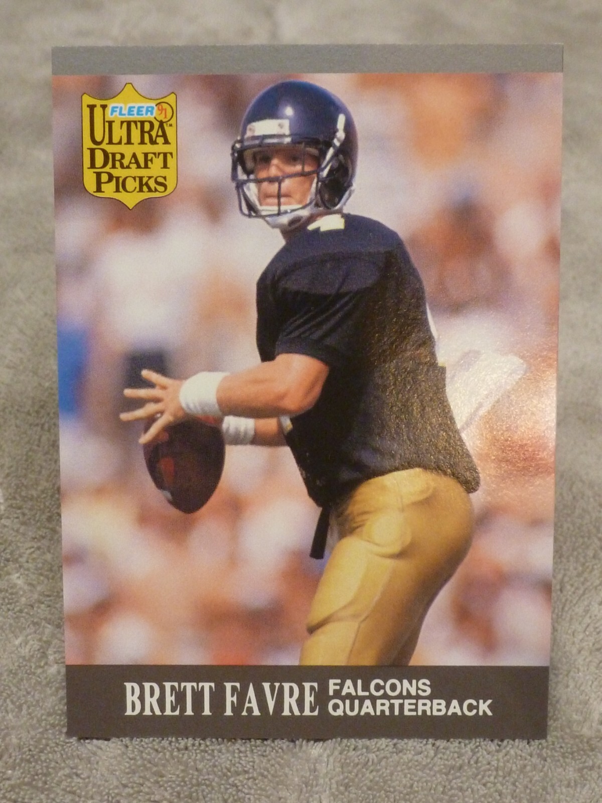 1991 Fleer Ultra Brett Favre RC card #283 Atlanta Falcons Rookie - MINT ...