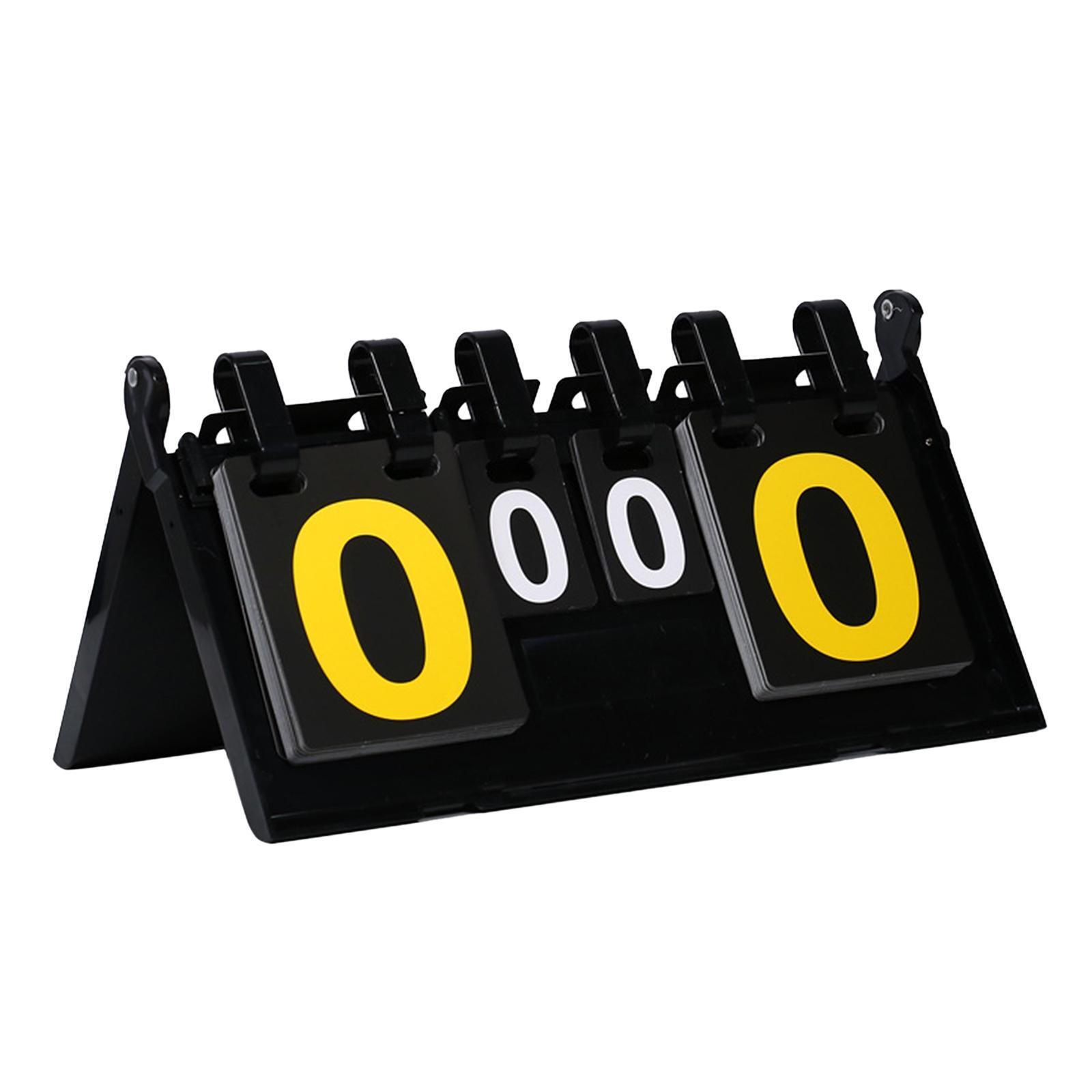 Multi Sports Scoreboard Table Score Flippers Durable Manual Score Flip ...