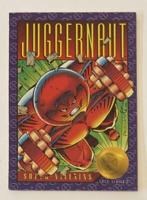 Juggernaut Marvel Trading Card Series 2 XMen Super Villains 1993 ...