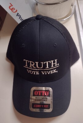 Vivek Ramaswamy Truth Vote Vivek Official Campaign Black Adjustable Hat ...