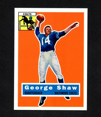 1994 Topps Archives 1956 Series George Shaw #108 ~ Baltimore Colts | eBay