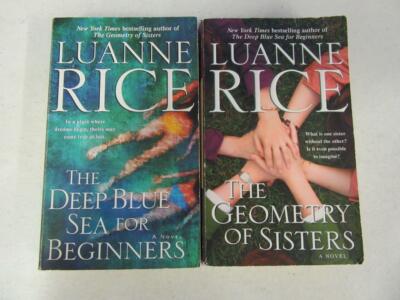 COMPLETE SET of (2) LUANNE RICE Books NEWPORT RHODE ISLAND SERIES Deep ...