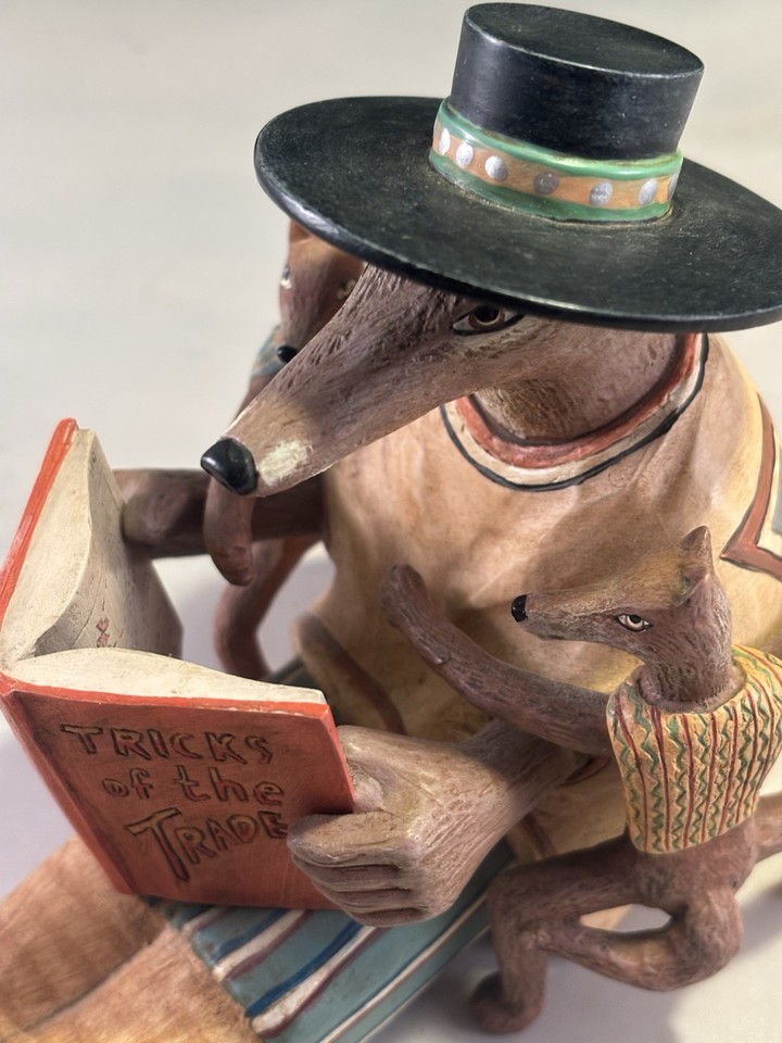 Robert Shields Coyote Storyteller Figurine | eBay