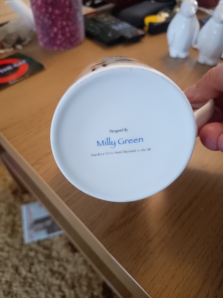 Milly Green God Save the Queen Royal Commemorative Coffee Tea 12oz Mug ...