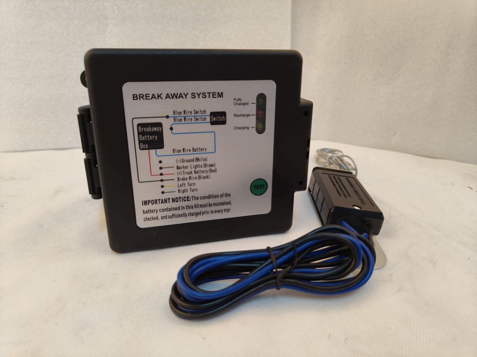 Breakaway System For Trailer Caravan Switch Towing Battery Electric ...