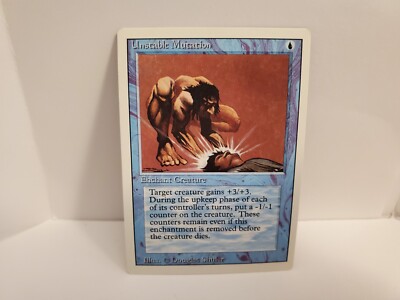 Unstable Mutation NM, English MTG Revised Edition | eBay