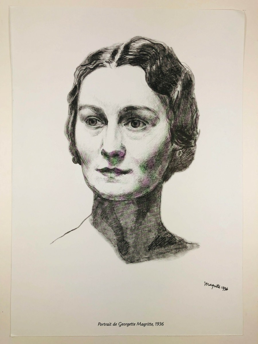 Das Porträt Rene Magritte Portrait Of A Gentleman By René Magritte